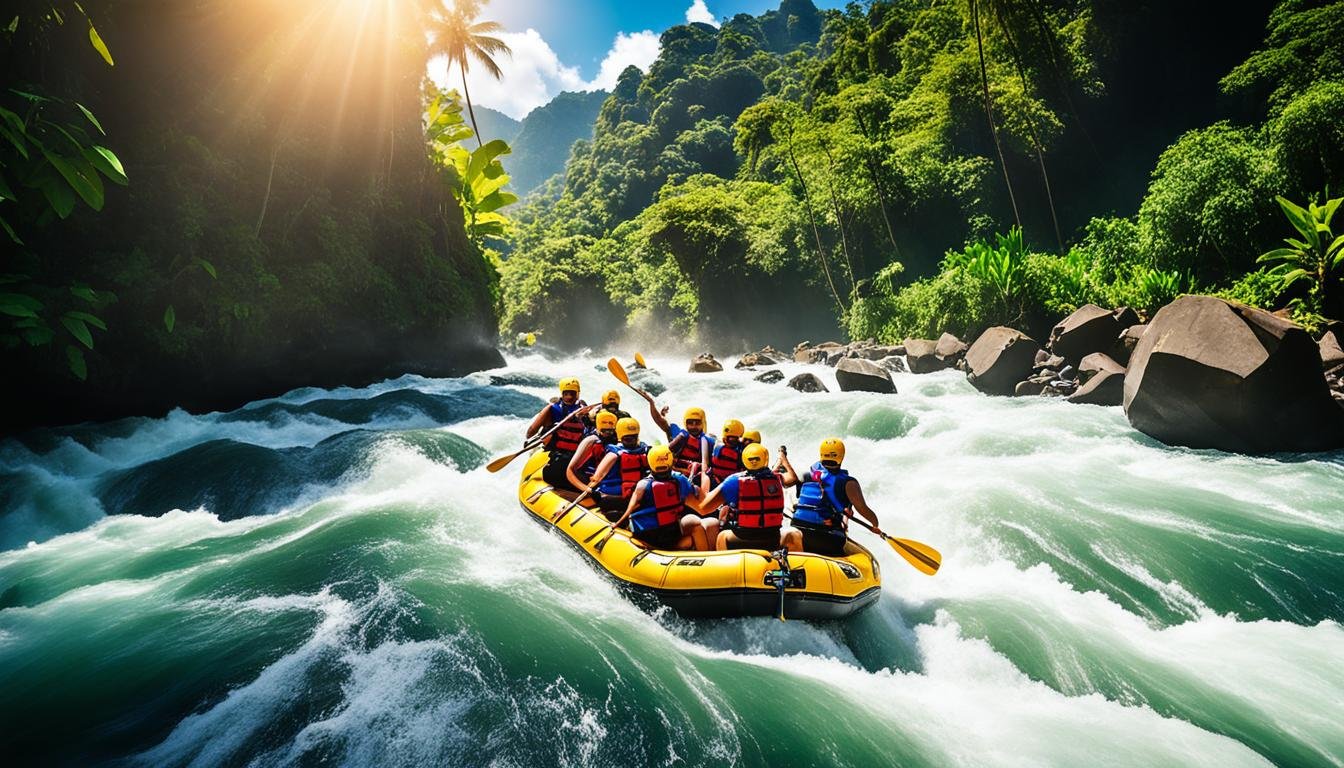 Ubud Thrilling White Water Rafting Bali Adventure